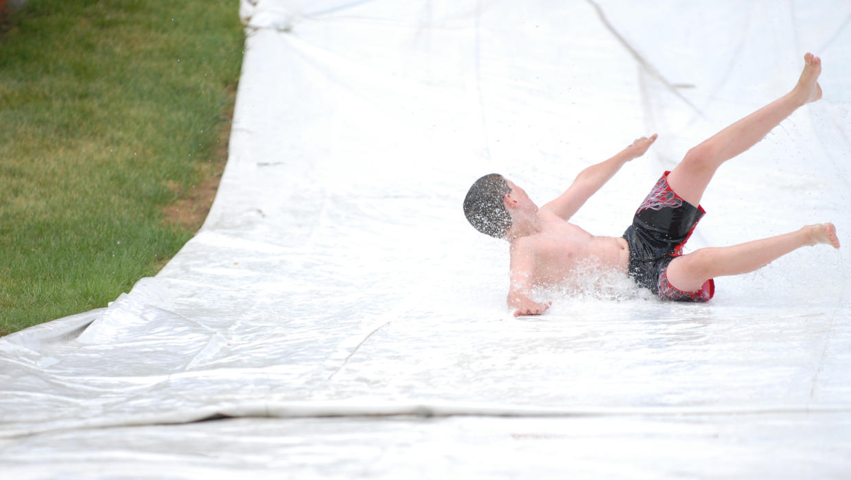 Make Your Own Slip and Slide | Oakland County Moms