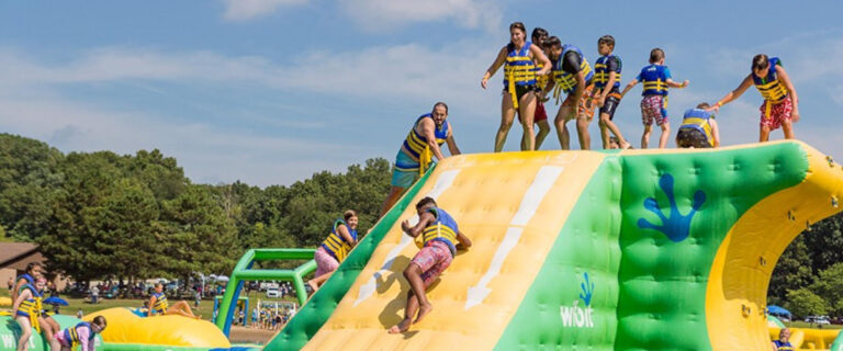 WhoaZone Holly Inflatable Waterpark Review | Oakland County Moms
